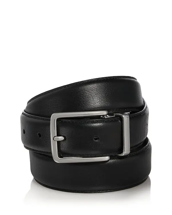 Cole Haan Reversible Feather Edge Belt - Black/brown