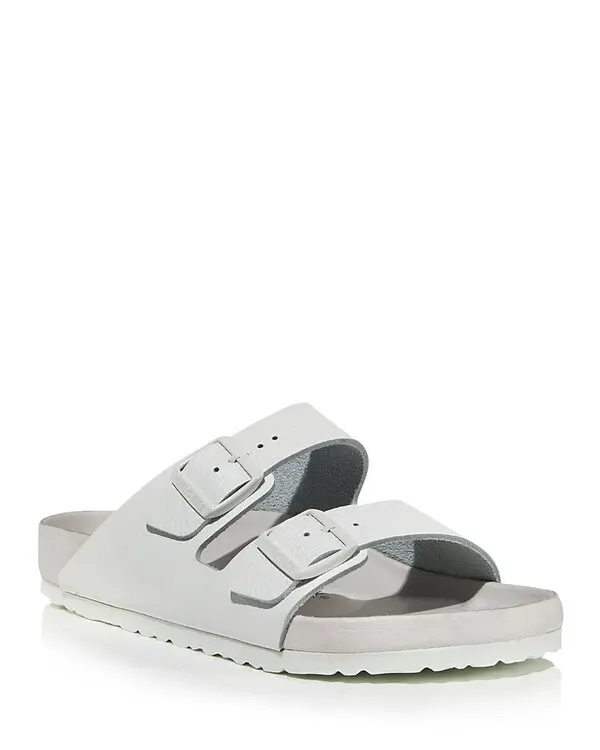 BIRKENSTOCK Arizona Leather Slide Sandals - White