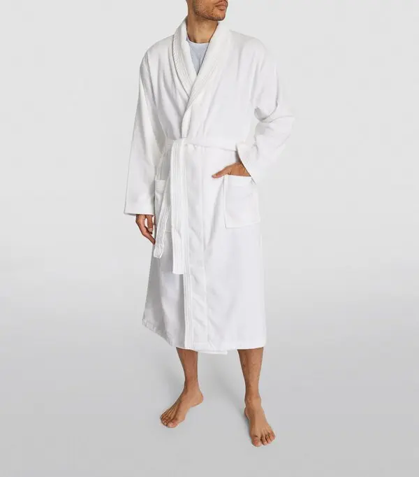 Derek Rose Towelling Robe - White
