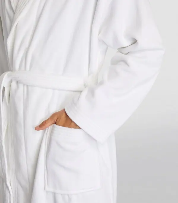 Derek Rose Towelling Robe - White
