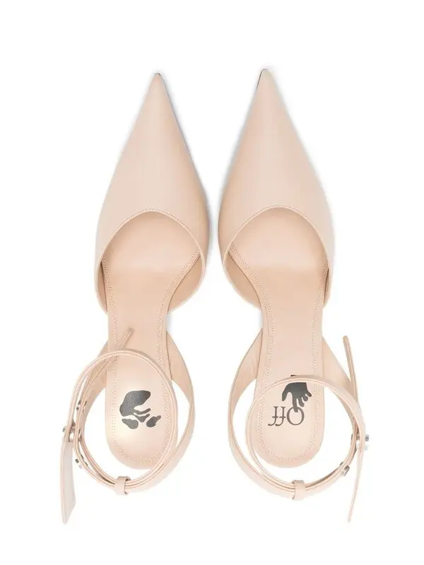 Off-White Pointed-toe Heeled Pumps