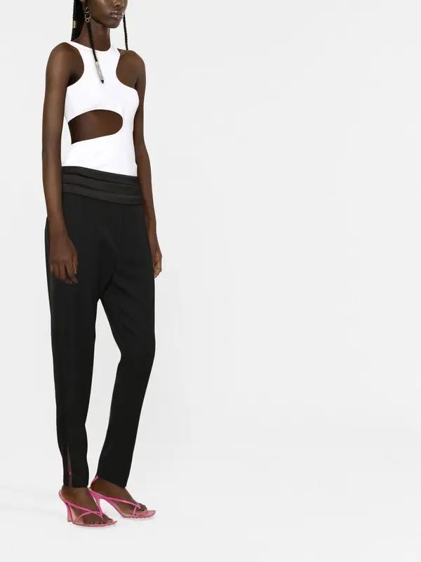 Balmain Tapered Wool Trousers
