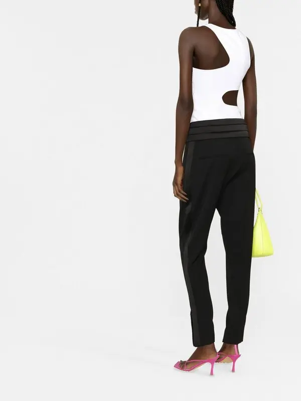 Balmain Tapered Wool Trousers
