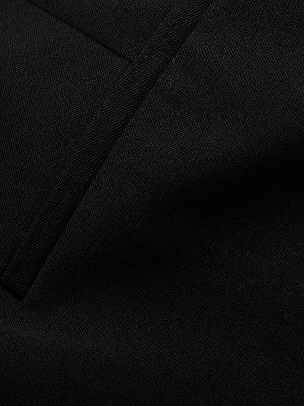 Balmain Tapered Wool Trousers