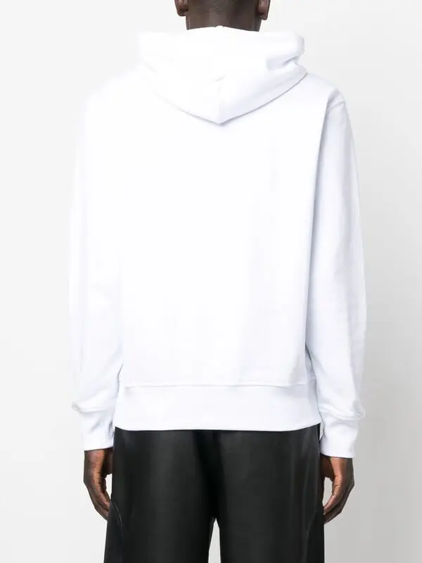 Versace Logo-print Hoodie - White