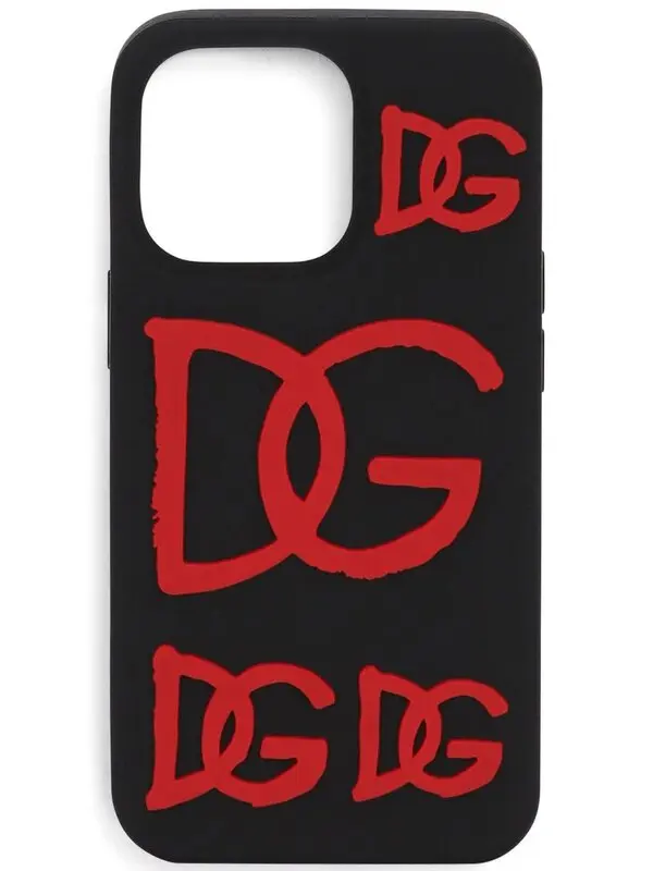 Dolce & Gabbana Logo-embossed Iphone 13 Pro Case - Black