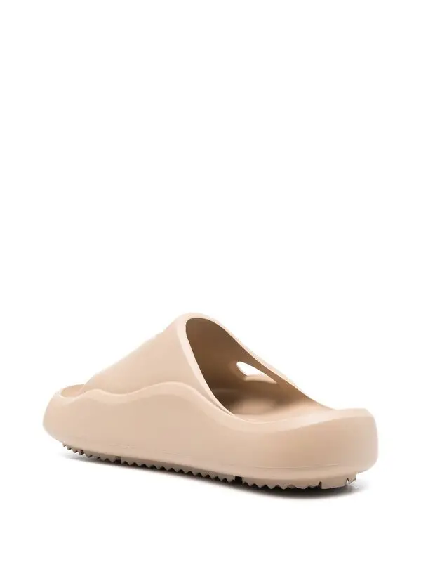 Off-White Meteor Rubber Pool Slides - Neutrals
