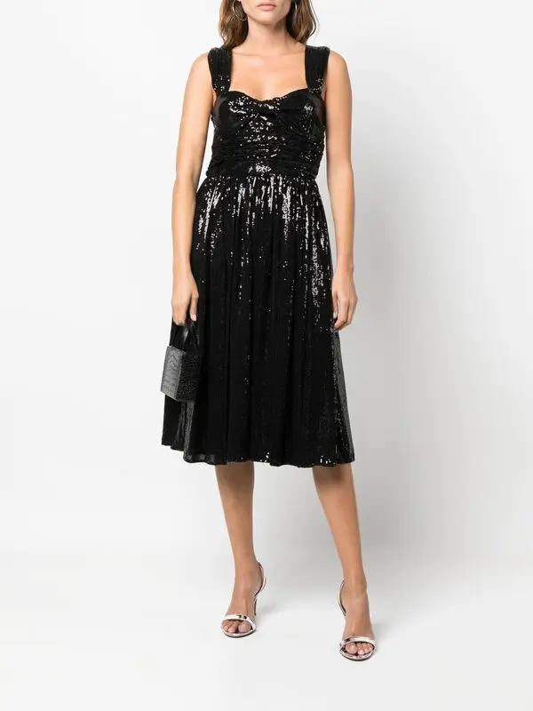 Polo Ralph Lauren Sequin-embellished Midi Dress