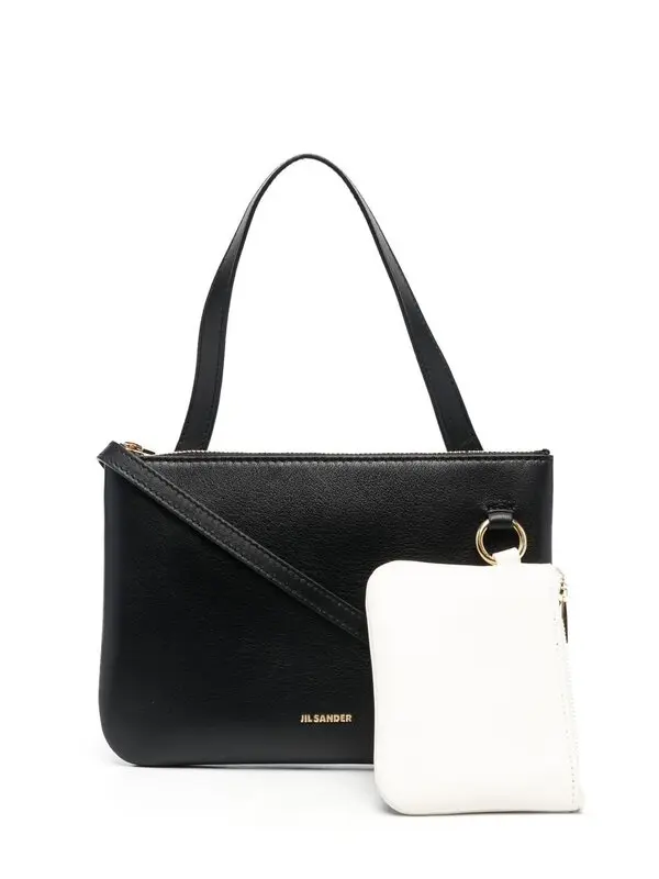 JIL SANDER Nappa-leather Logo-print Bag - Black