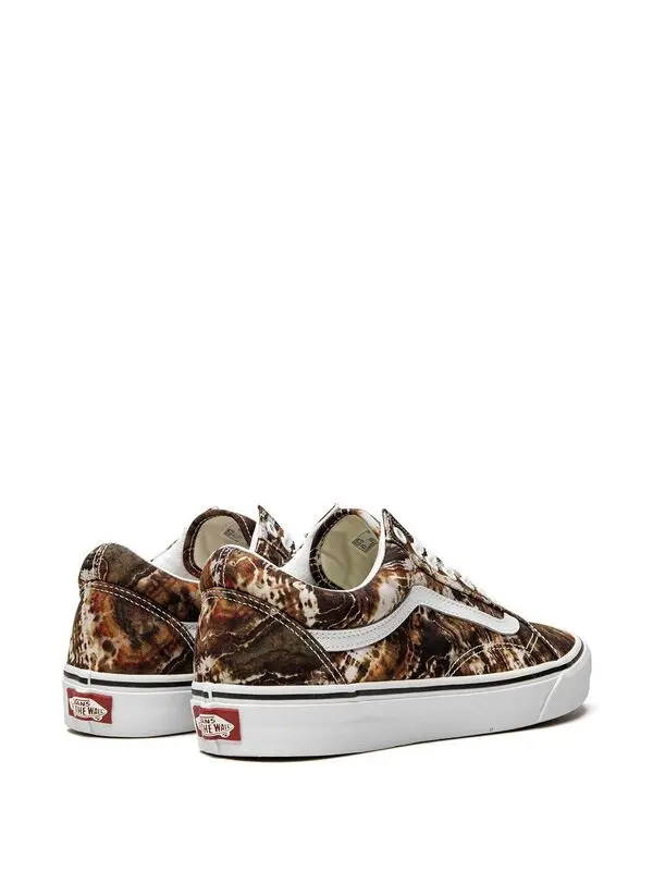 VANS Old Skool Tie Dye Sneakers - Brown