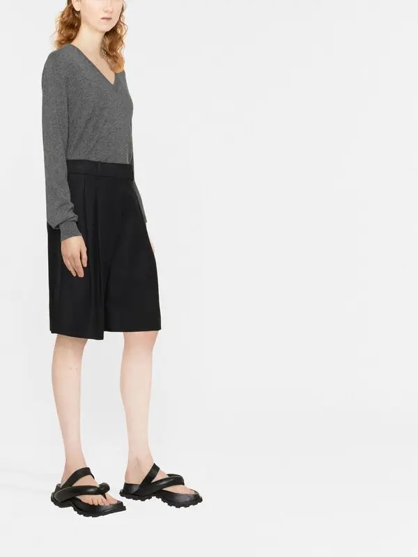 Brunello Cucinelli V-neck Cashmere Jumper - Grey