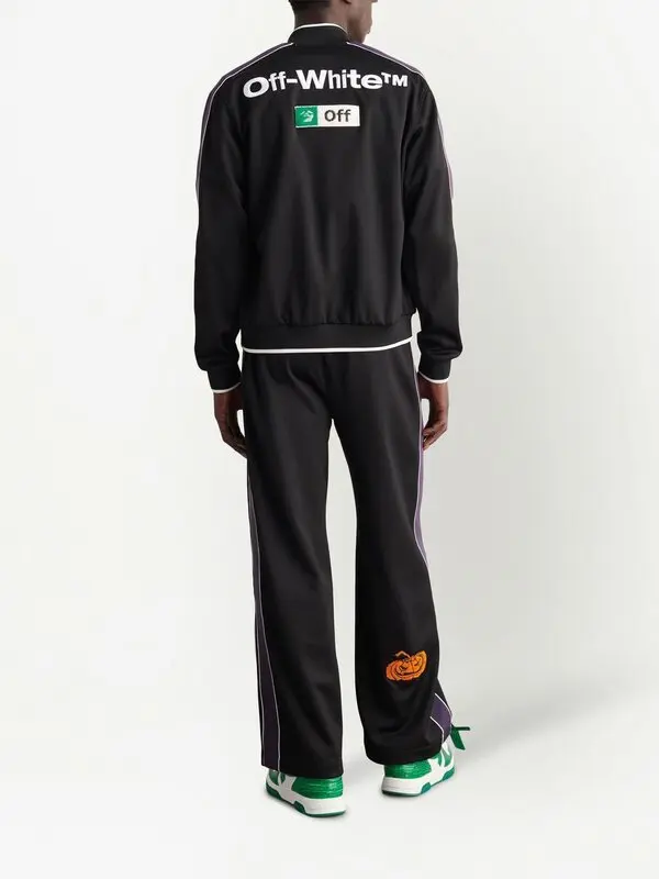 Off-White Logo-patch Track Pants - Black