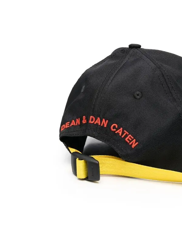 Dsquared2 Logo Patch Baseball Cap - Black