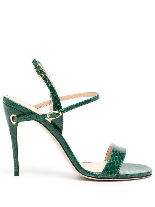 Jennifer Chamandi Tommaso Leather Sandals