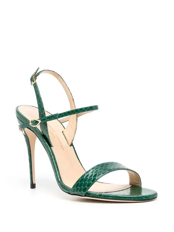Jennifer Chamandi Tommaso Leather Sandals