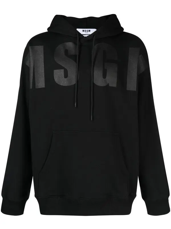 MSGM Appliqué Logo Hoodie