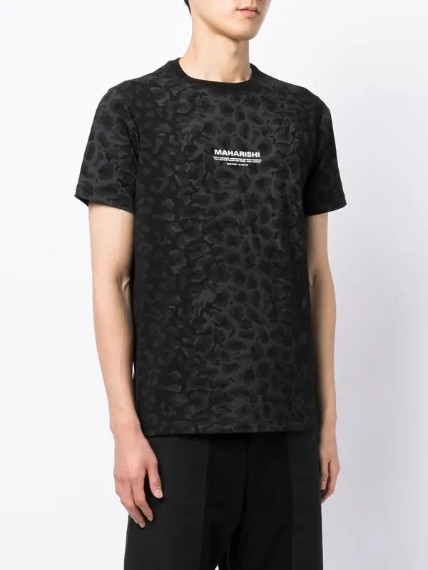 MAHARISHI Logo-print Organic-cotton T-shirt