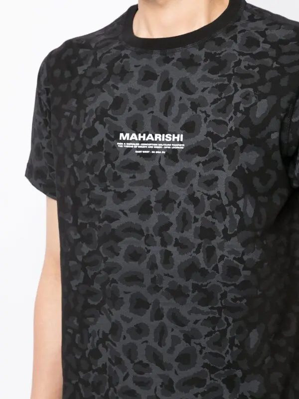 MAHARISHI Logo-print Organic-cotton T-shirt