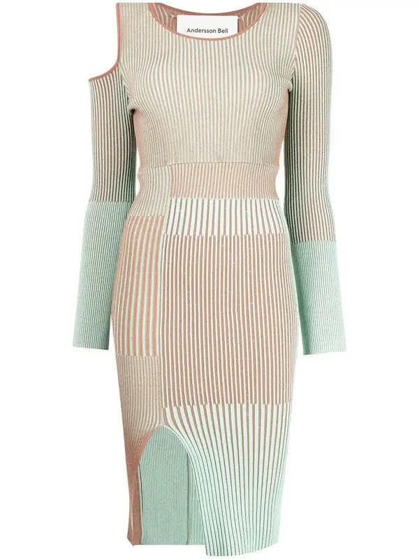 Andersson Bell Striped Knitted Dress
