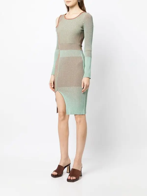 Andersson Bell Striped Knitted Dress