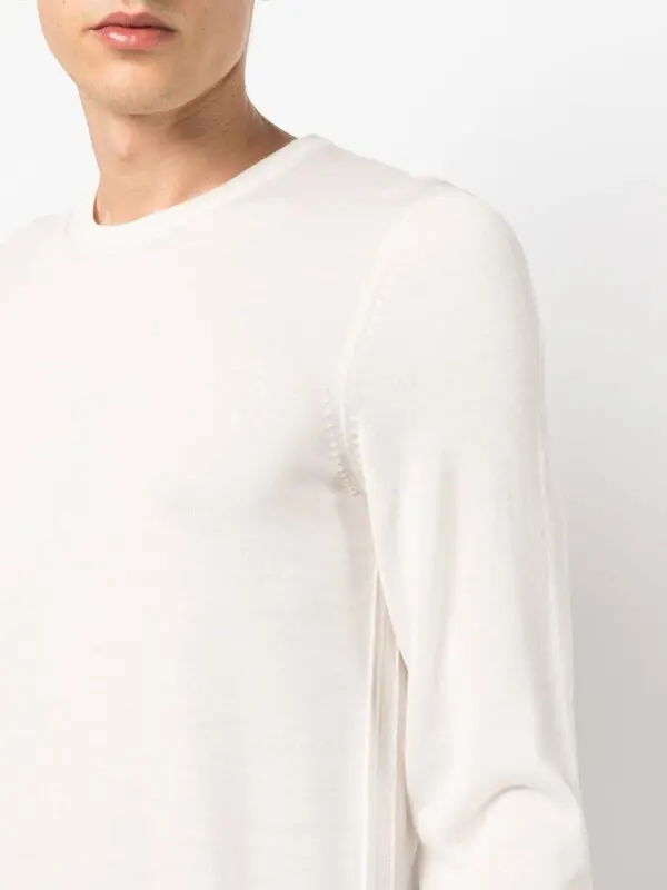 BOSS Crew Neck Pullover Sweater - Neutrals