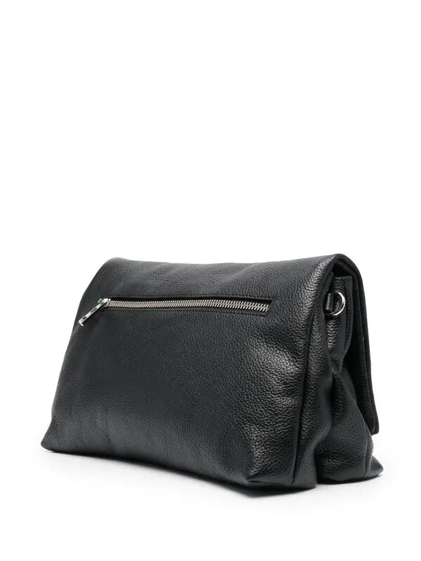 Zadig&Voltaire Leather Shoulder Bag With Logo - Black