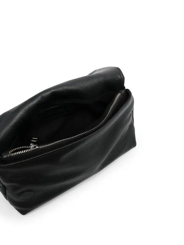 Zadig&Voltaire Leather Shoulder Bag With Logo - Black
