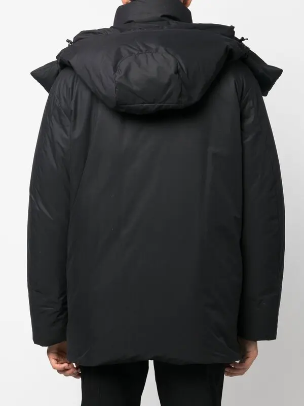 Off-White Logo-patch Padded Short Jacket