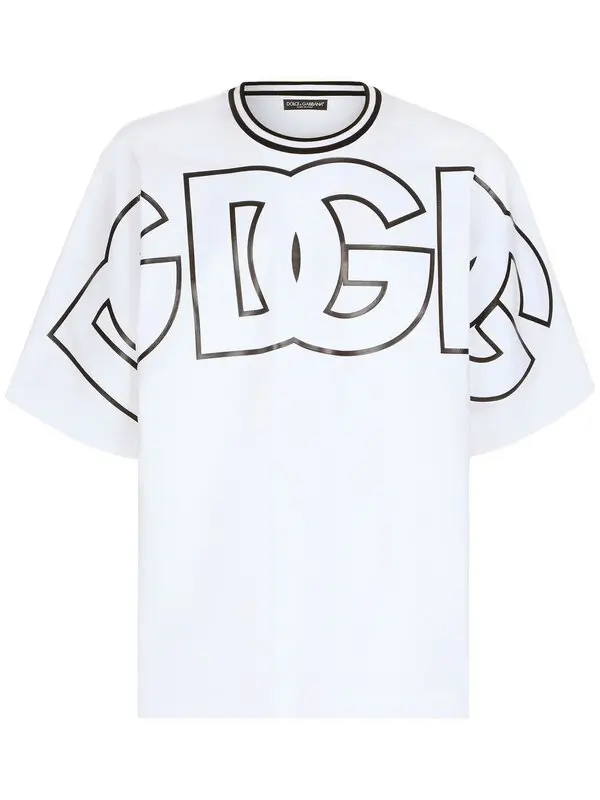 Dolce & Gabbana Dg-logo Technical Jersey T-shirt