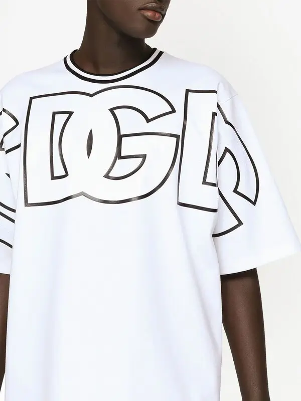 Dolce & Gabbana Dg-logo Technical Jersey T-shirt