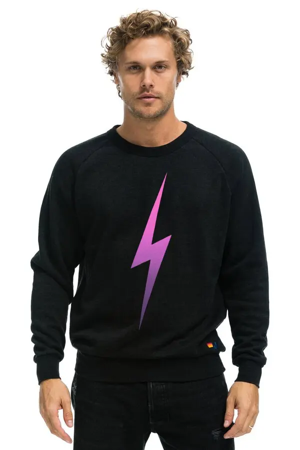 Aviator Nation Bolt Fade Sweatshirt /purple