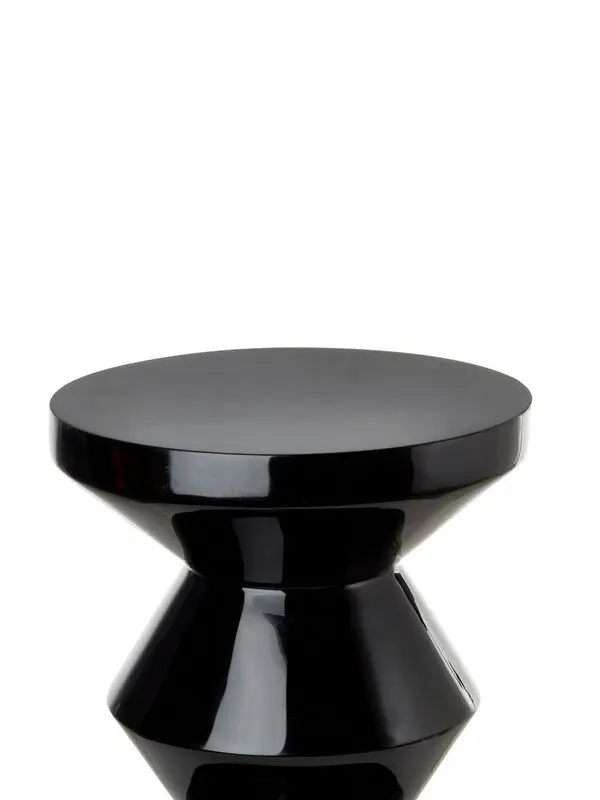 Polspotten Zig Zag Stool - Black | Editorialist