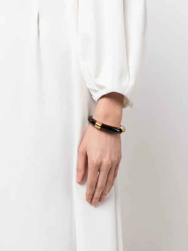 AURÉLIE BIDERMANN Katt Bangle Bracelet - Black