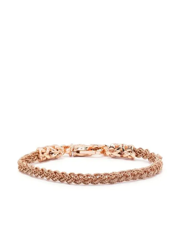 Emanuele Bicocchi Braided Chain-link Bracelet - Pink