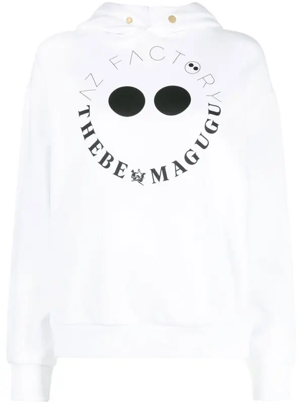 AZ FACTORY X Thebe Magugu Logo Hoodie - White