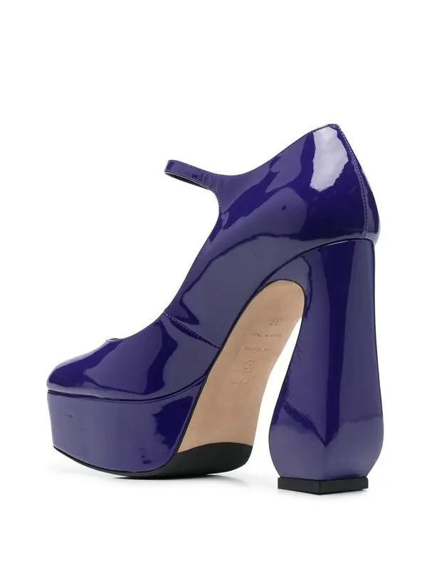 SERGIO ROSSI Platform Pumps - Purple