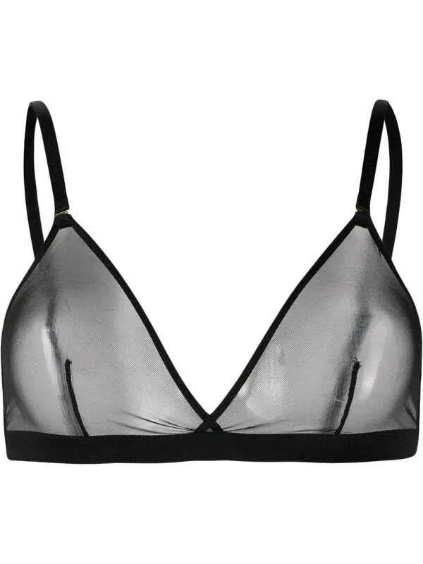 MAISON CLOSE Corps À Corps Triangle-cup Bra - Black