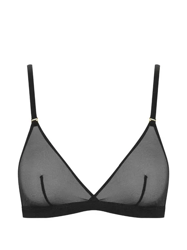 MAISON CLOSE Corps À Corps Triangle-cup Bra - Black