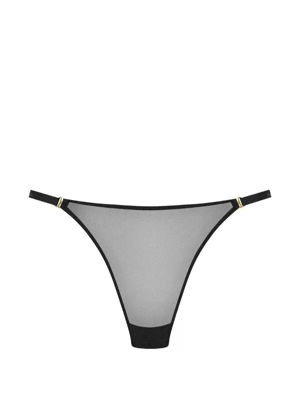 MAISON CLOSE Corps À Corps Ministring Thong - Black