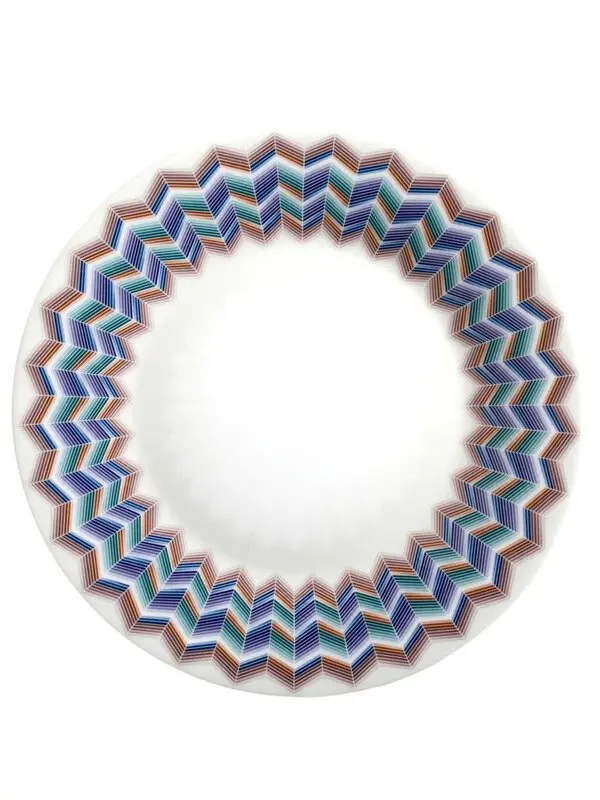 Missoni Zig Zag Jarris Dessert Plate Set Of Six - White