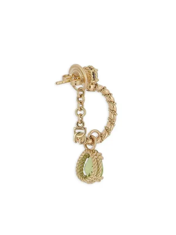 Dolce & Gabbana 18kt Yellow Gemstone Drop Earrings
