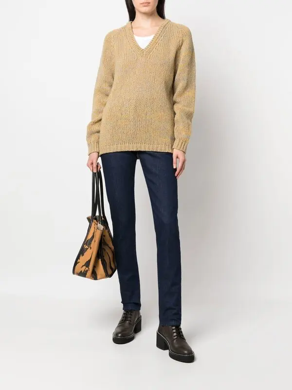 Aspesi Virgin Wool V-neck Jumper