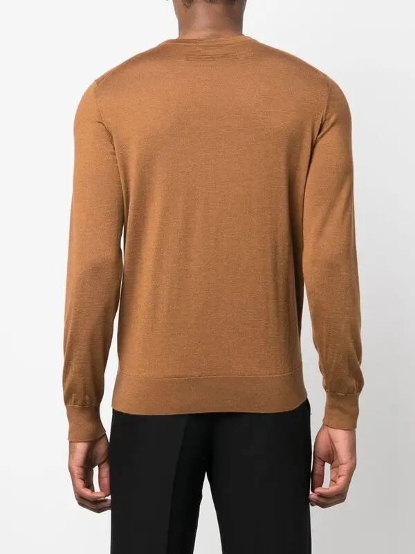 Zegna Cashmere-silk Jumper - Brown