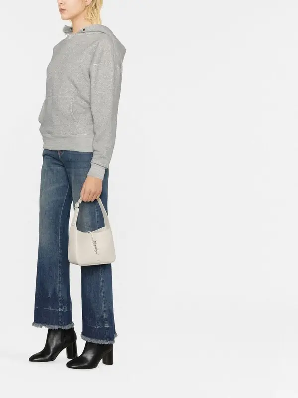 Saint Laurent Université Distressed Hoodie