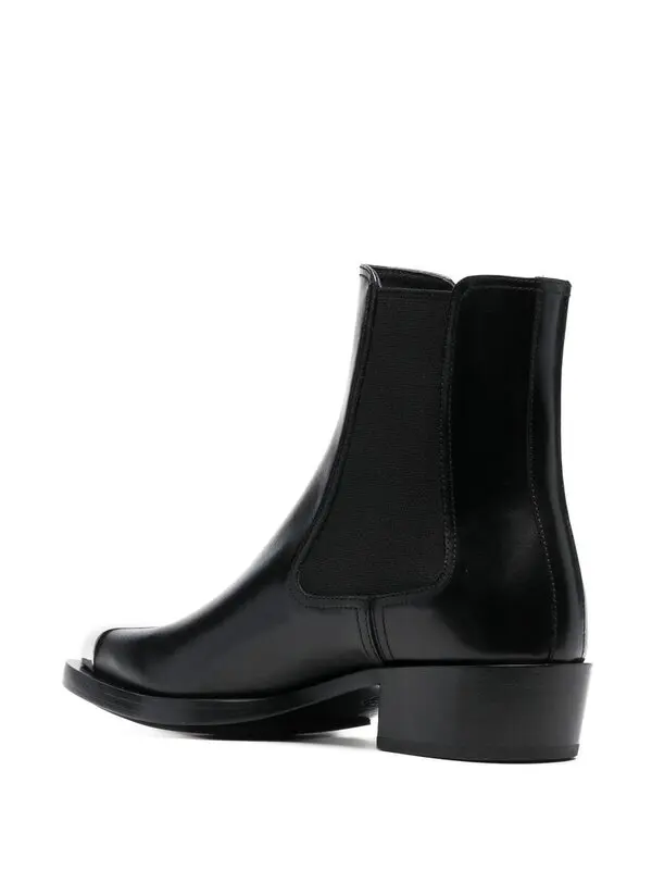 Alexander McQueen Toe-cap 35mm Leather Boots
