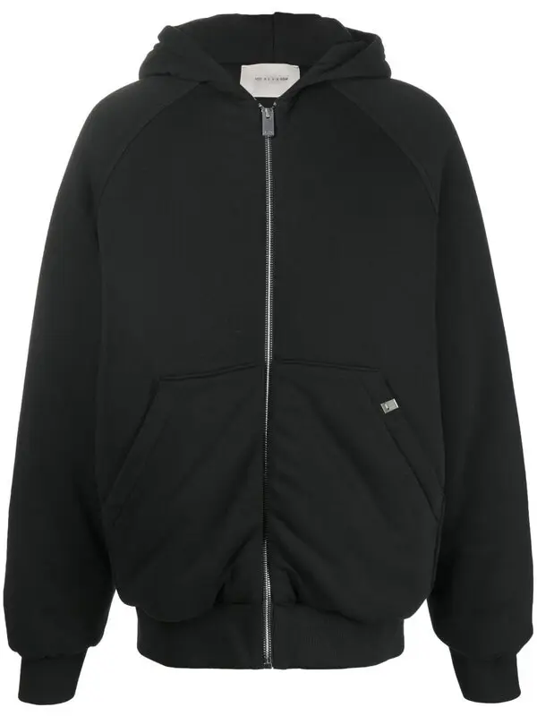 1017 Alyx 9sm Logo-embroidered Hooded Bomber Jacket
