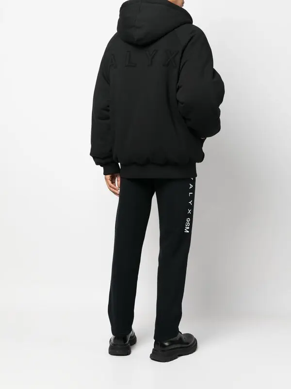 1017 Alyx 9sm Logo-embroidered Hooded Bomber Jacket