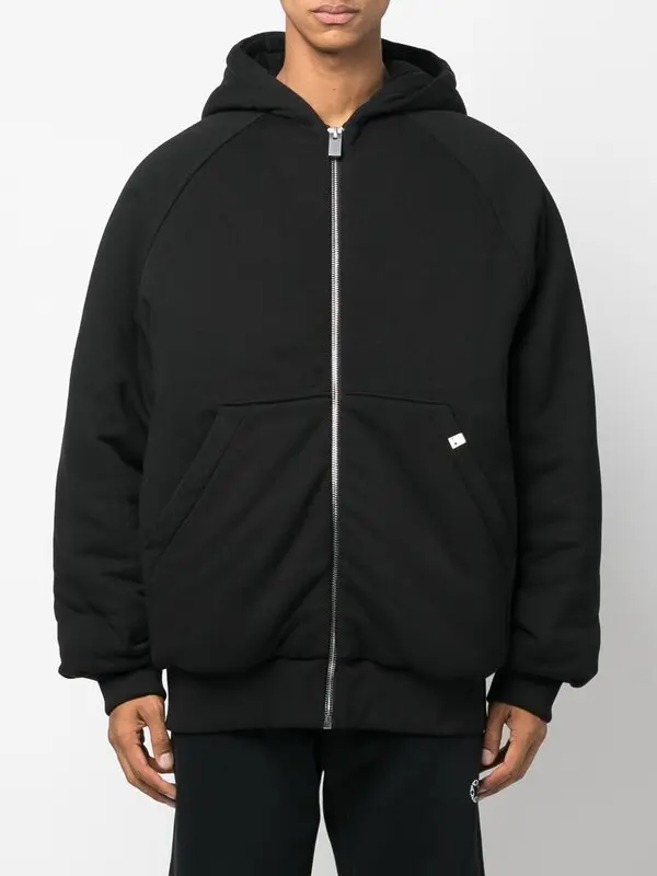 1017 Alyx 9sm Logo-embroidered Hooded Bomber Jacket