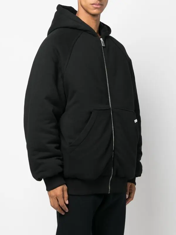 1017 Alyx 9sm Logo-embroidered Hooded Bomber Jacket