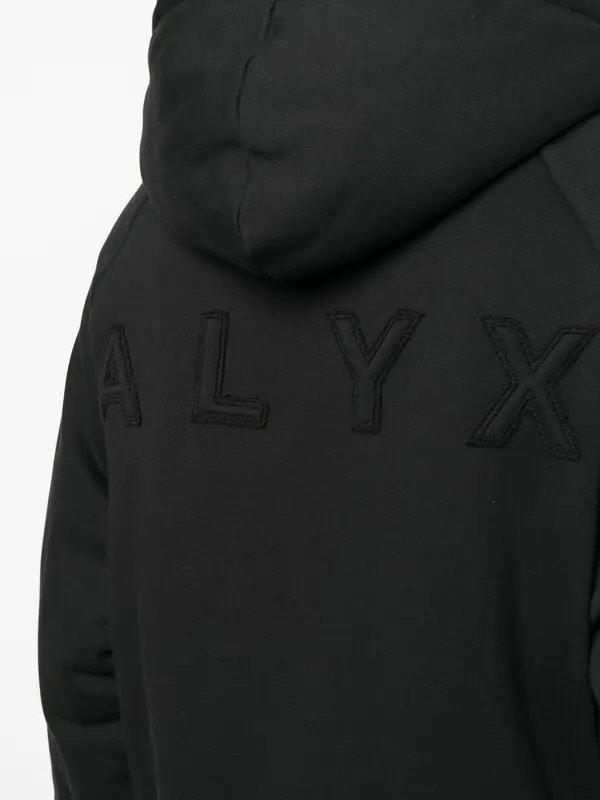 1017 Alyx 9sm Logo-embroidered Hooded Bomber Jacket